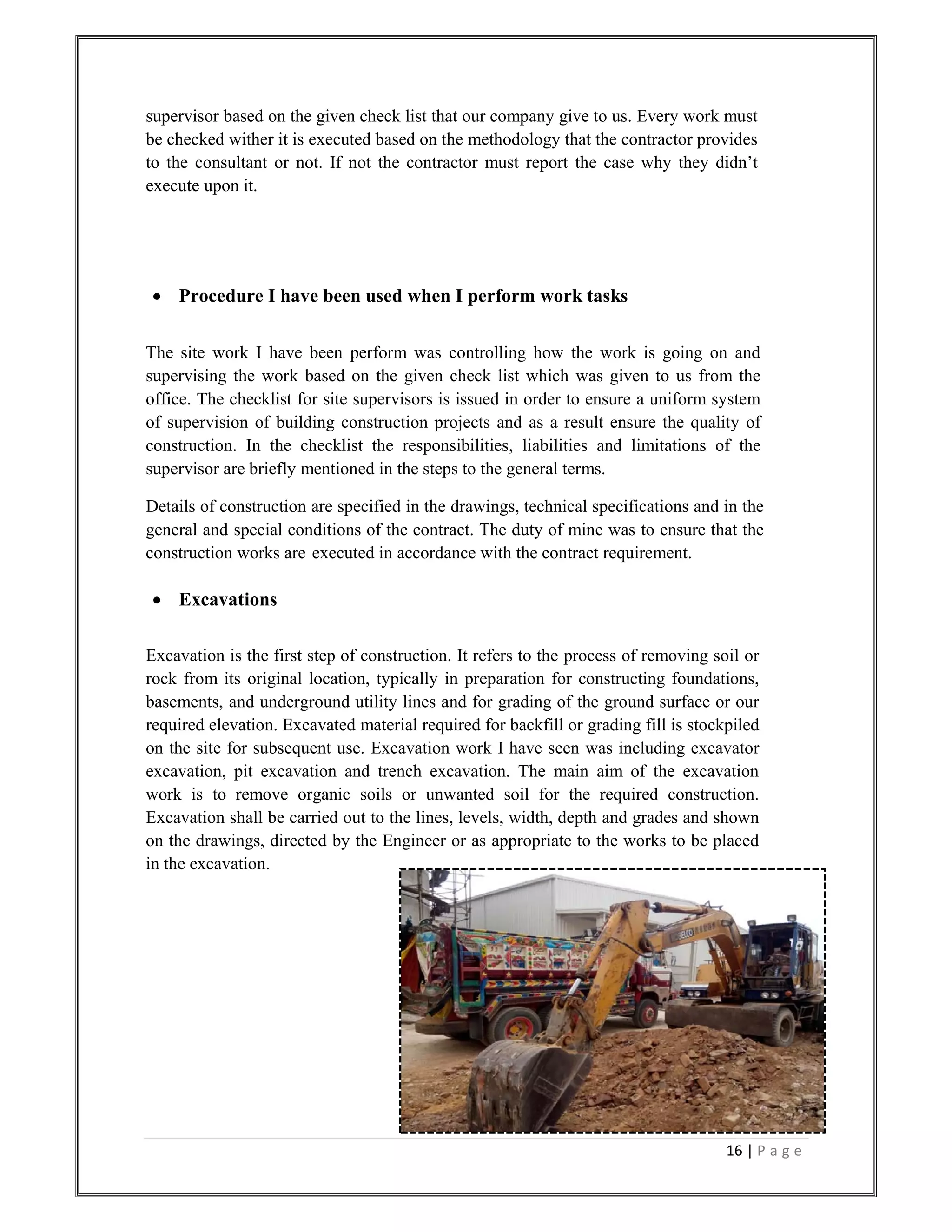 Civil enginerring internship report | PDF