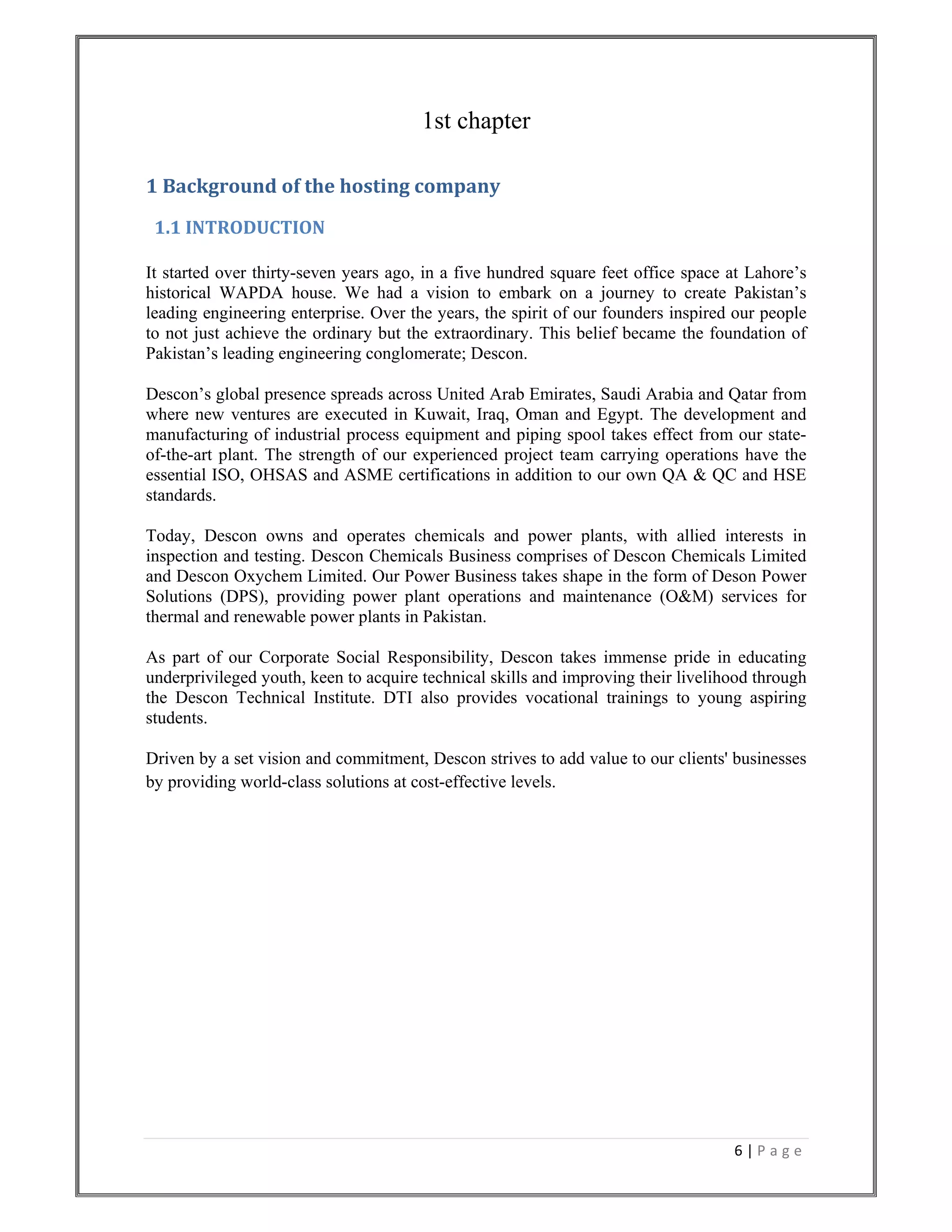 Civil enginerring internship report | PDF