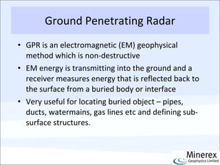 Civilex Presentation Laser Scanning And Gpr March 2009 Ices | PPS