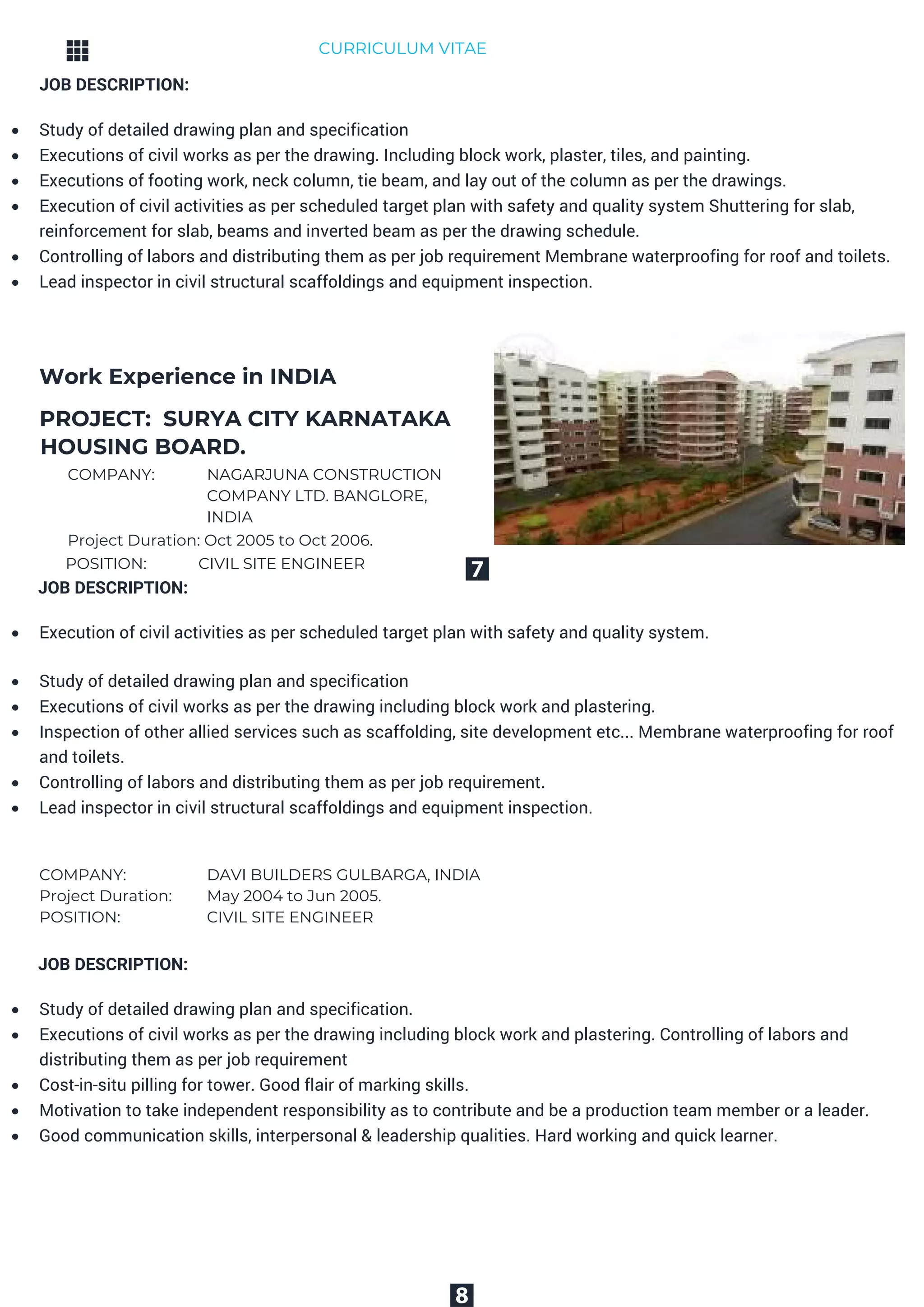 Civil finishing engineer(2) | PDF