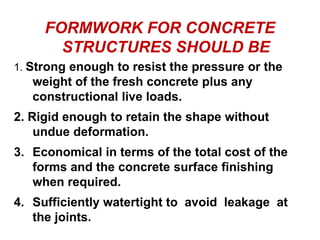CIVIL FORMWORK - detailed Information pdf | PDF