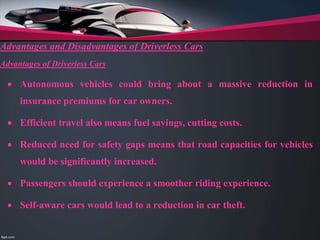 autonomous car | PPTX