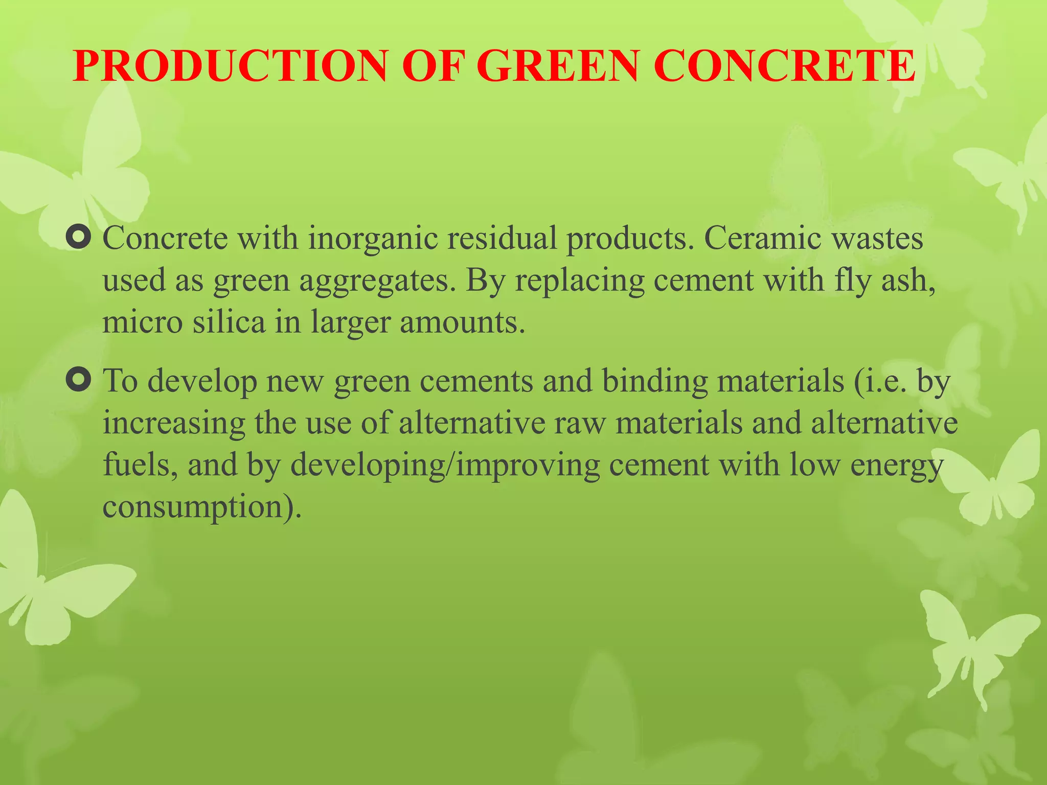 Green Concrete | PPTX