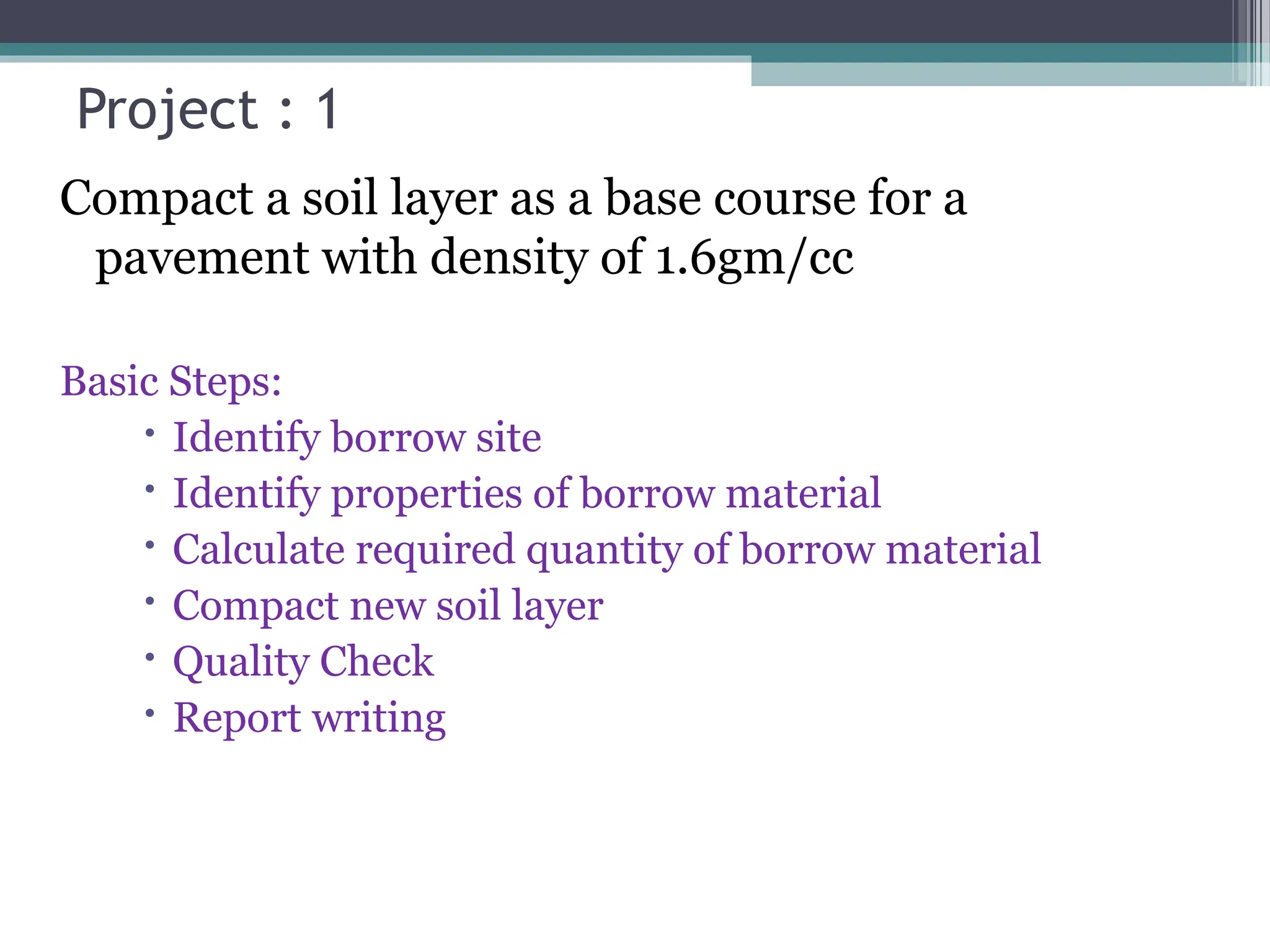 Geotechnical Engineering New Format Of Assignment Rubrics Ppt