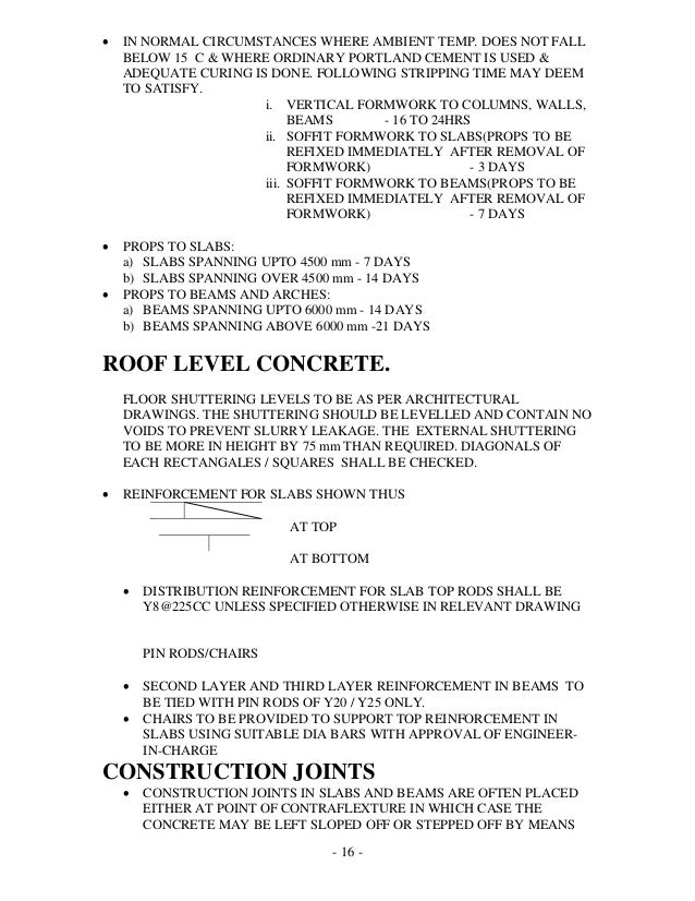 civil datas for estimate