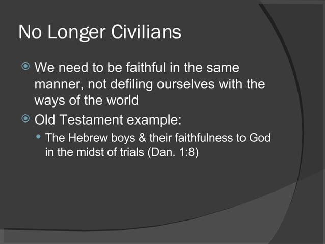 Civilian Affairs | PPT