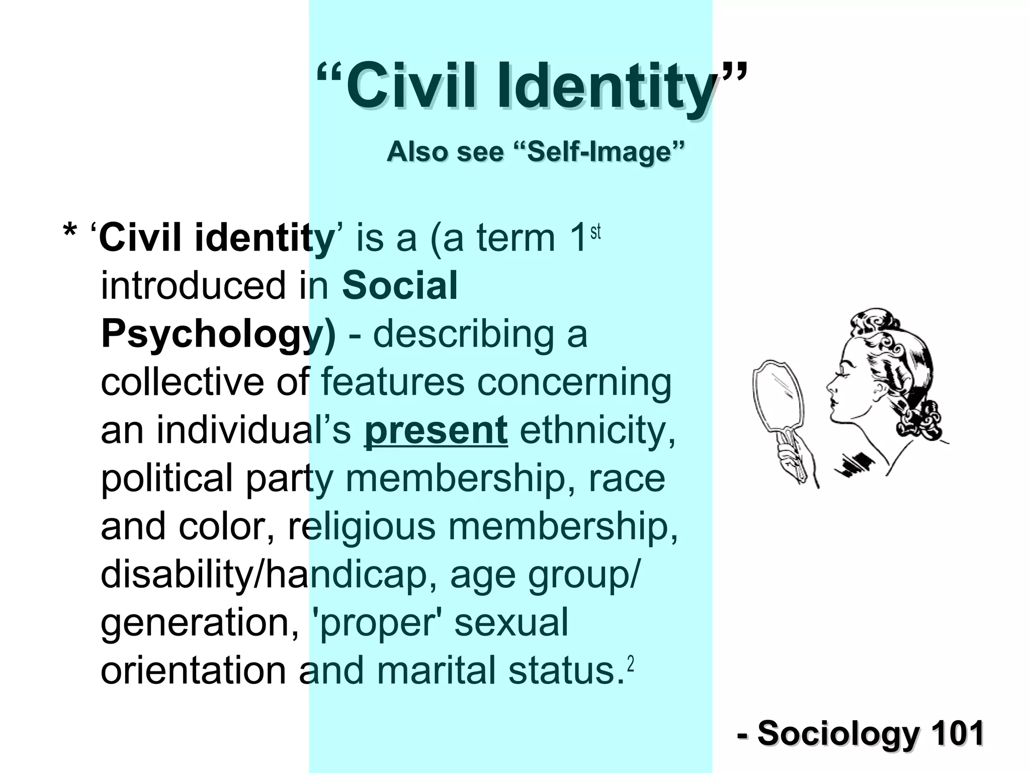 Civil Identity - Definition - and Quiz | PPT