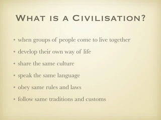 Civilisation | PPT