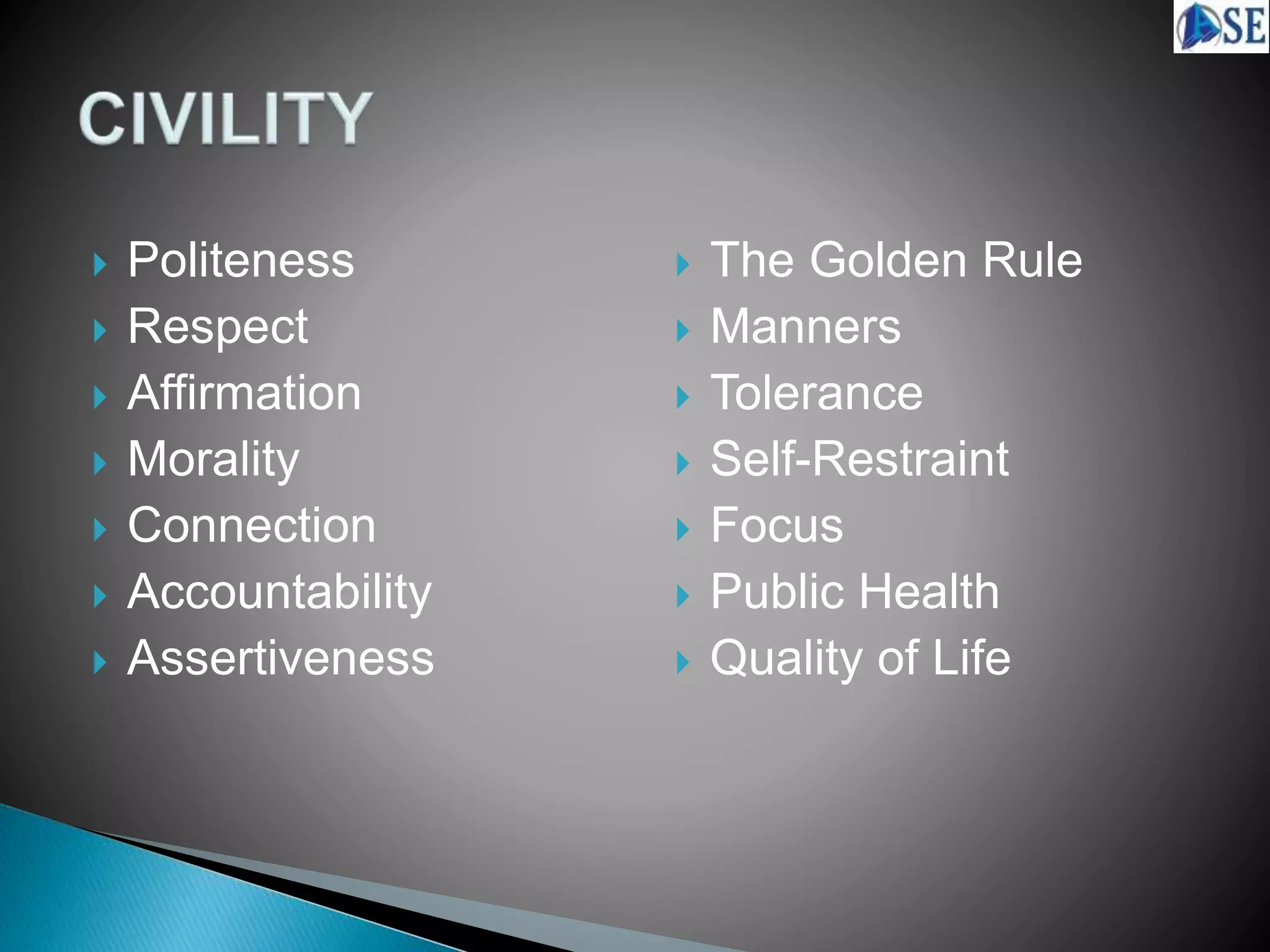 Civility & Respect in the Workplace | PPTX