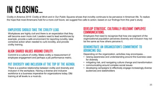 Civility in America 2018: Civility at Work and in Our Public Squares | PPT