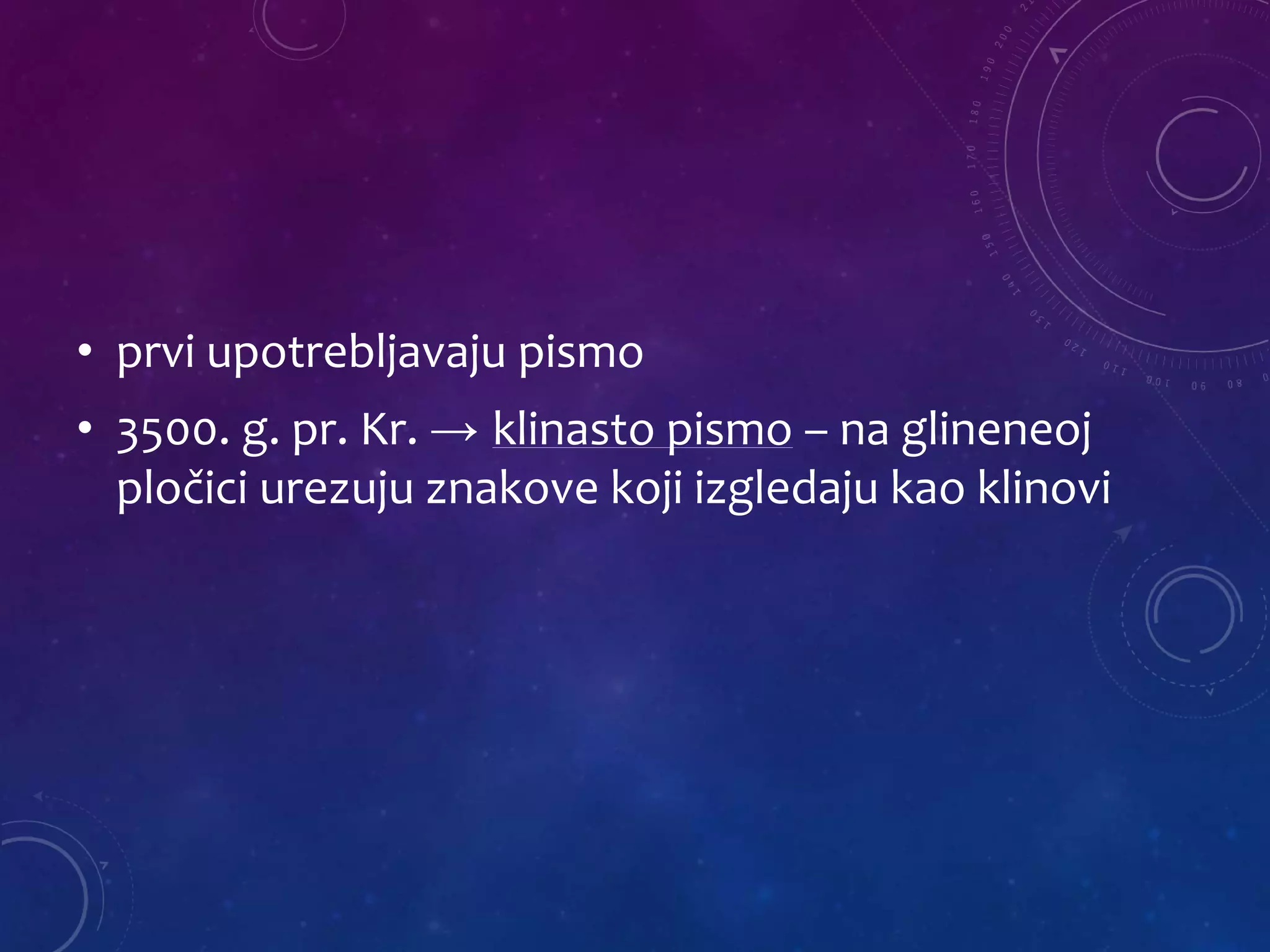 Civilizacije prvih pisama - Sumer (2.0) | PPTX