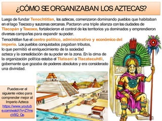 Resumen de la civilización azteca y su forma de vida | PPTX