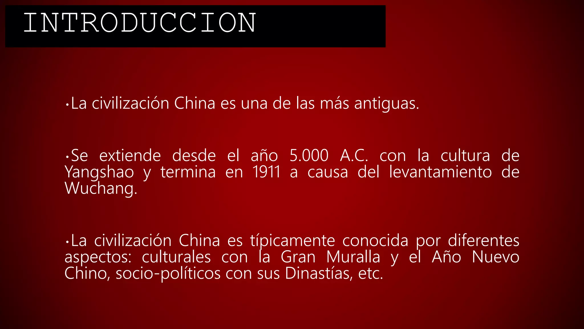 Civilizacion china - edad antigua | PDF