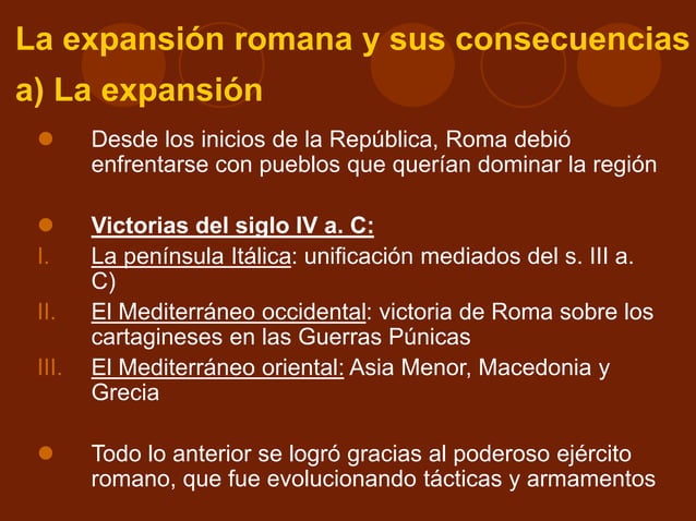 CIVILIZACION ROMANA, historia y periodos | PPT
