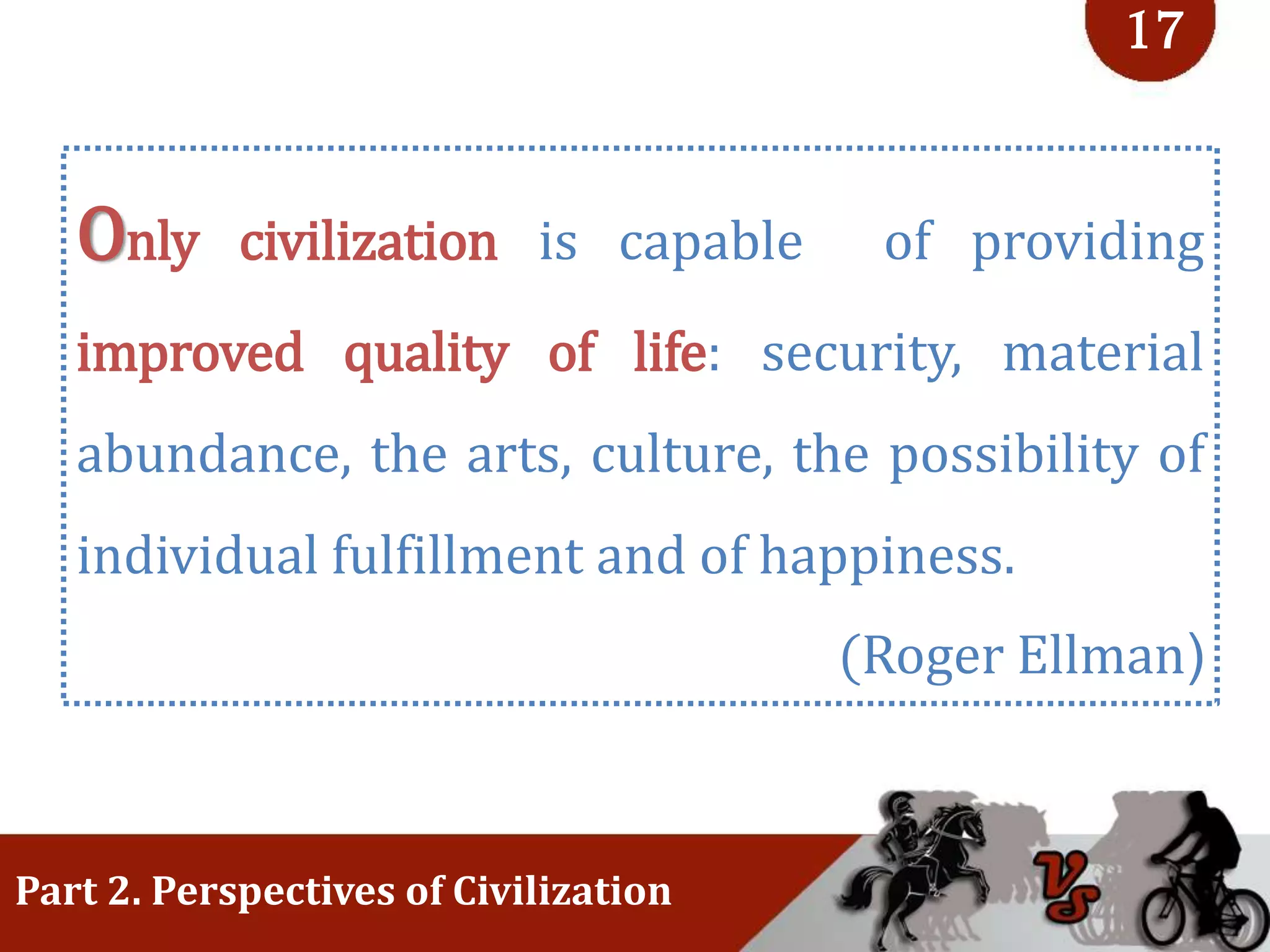 Civilization comparison - Ancient vs Modern | PPTX