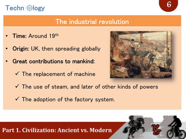Civilization comparison - Ancient vs Modern | PPTX | Science