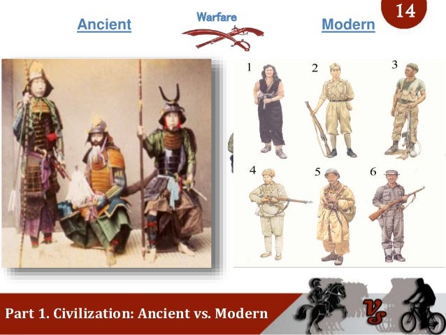 Civilization comparison - Ancient vs Modern