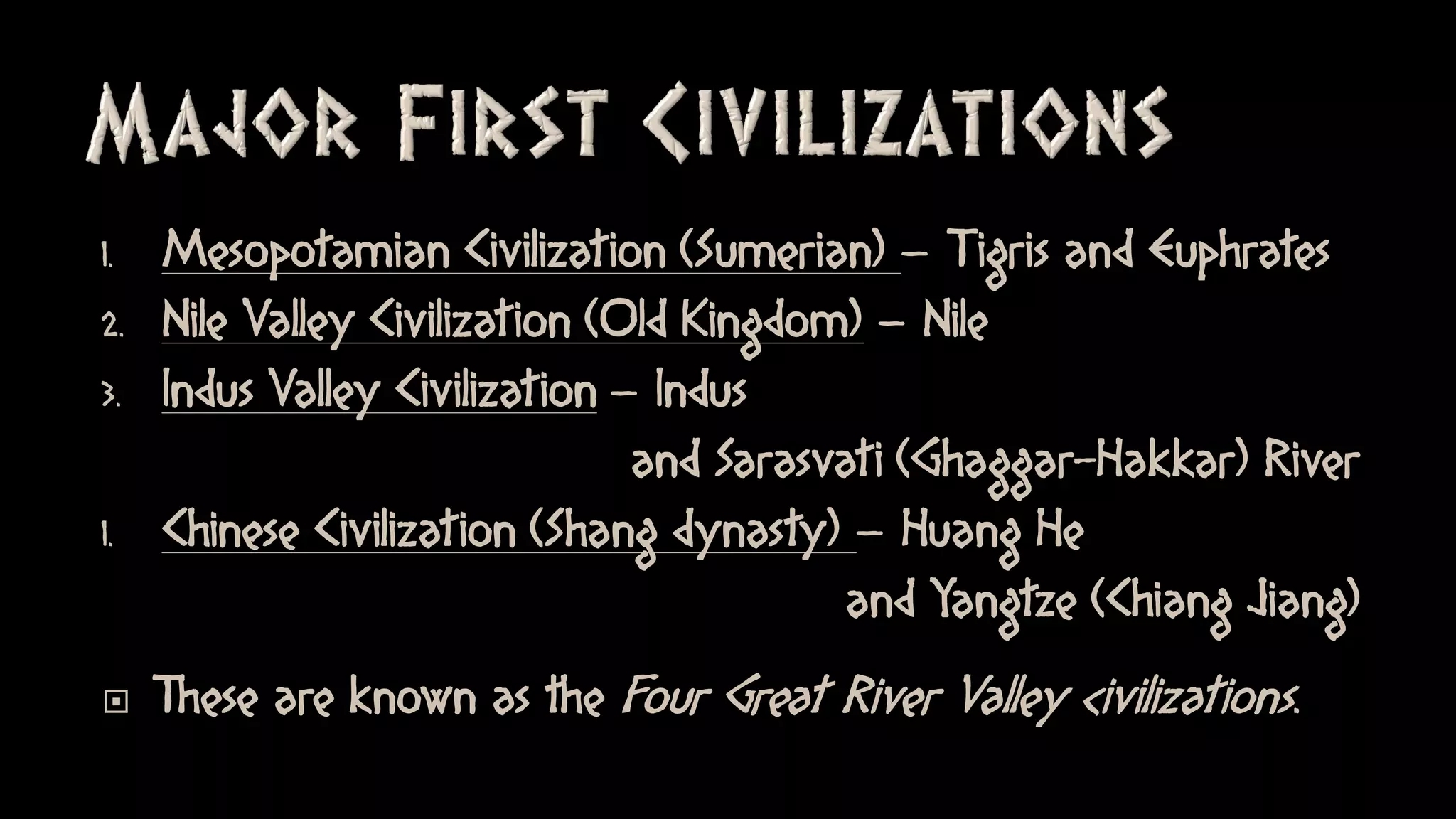 Civilization: Definition and Characteristics | PDF | Geography | Science
