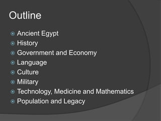 Egyptian Civilization | PPTX