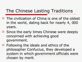 Chinese Merit System