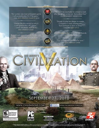Civilization el juego de tablero (Reglas) - Juego de mesa | PDF