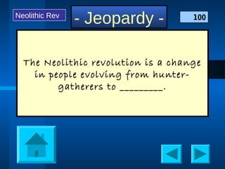 Unit 1 - Test Review - Civilization Jeopardy | PPT
