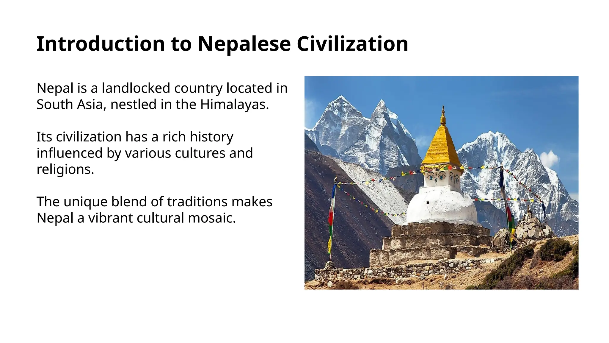 Civilization Of Nepal By Muhammad Hanzala Zaid | PPTX