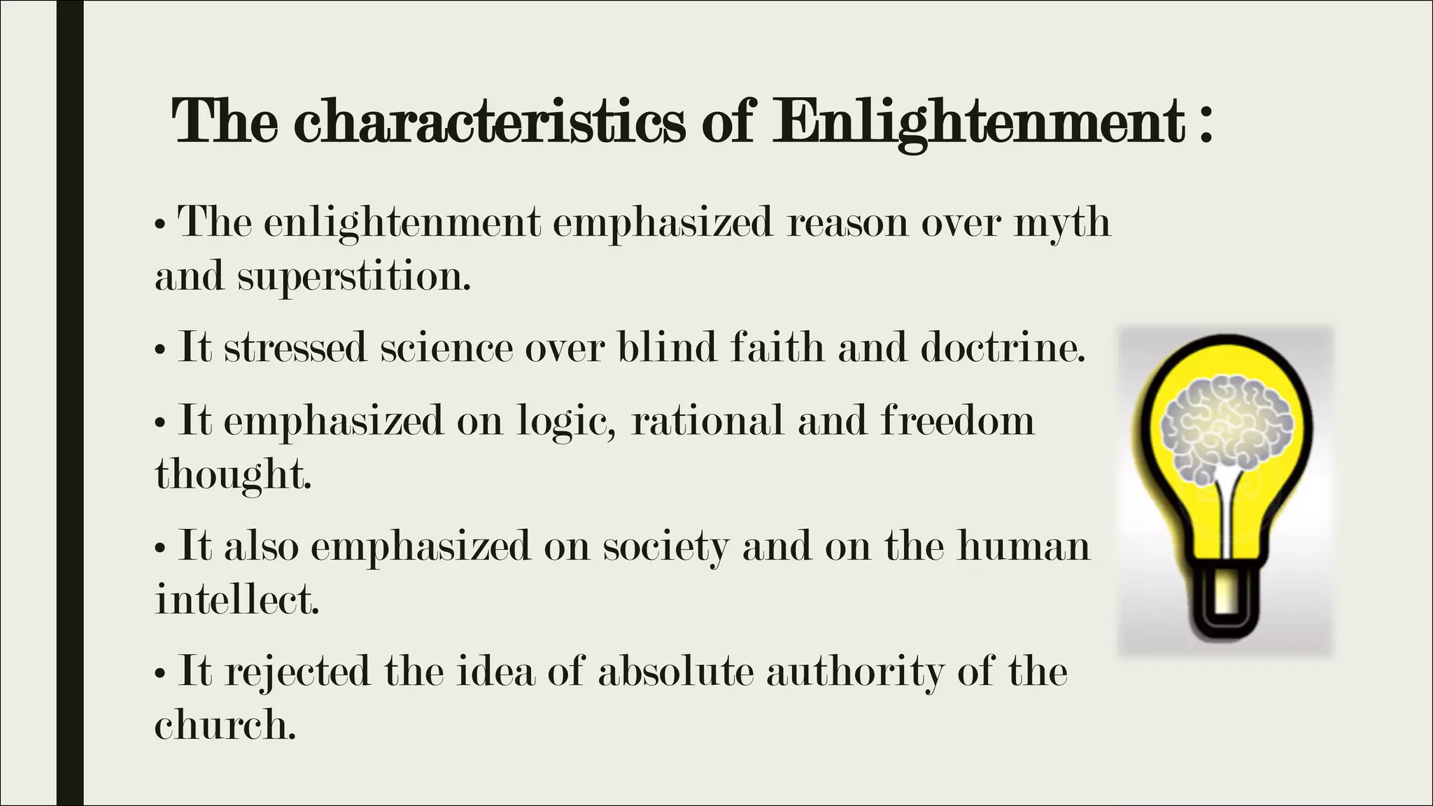 (English Enlightenment) | PPT