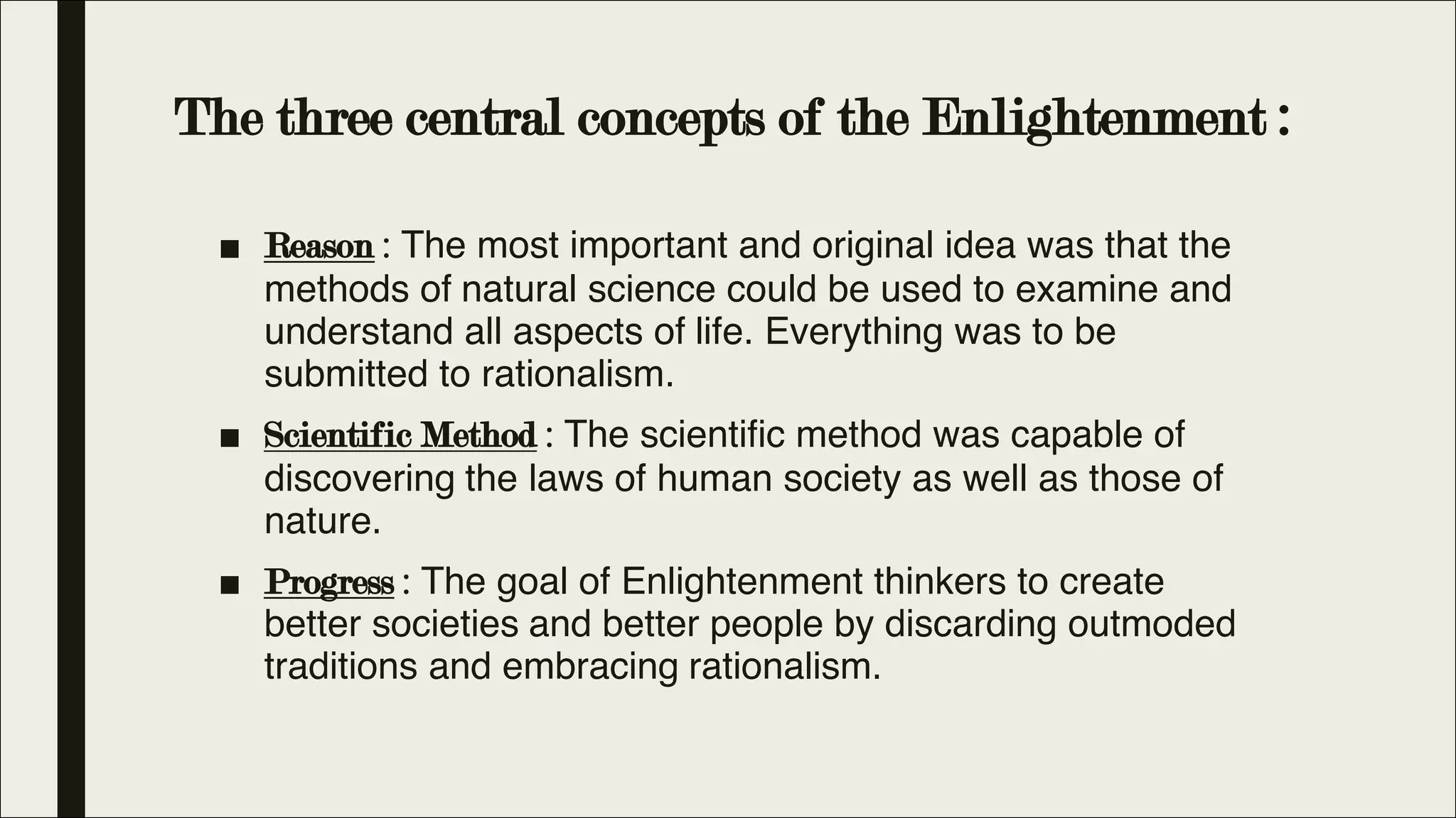 (English Enlightenment) | PPT