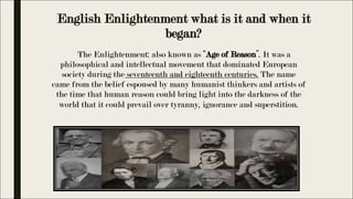 (English Enlightenment) | PPT