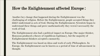 (English Enlightenment) | PPT
