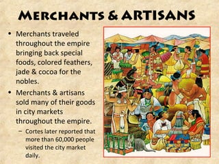Mayan Merchants And Artisans