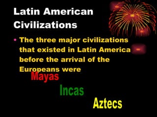 Civilizations of latin america | PPT
