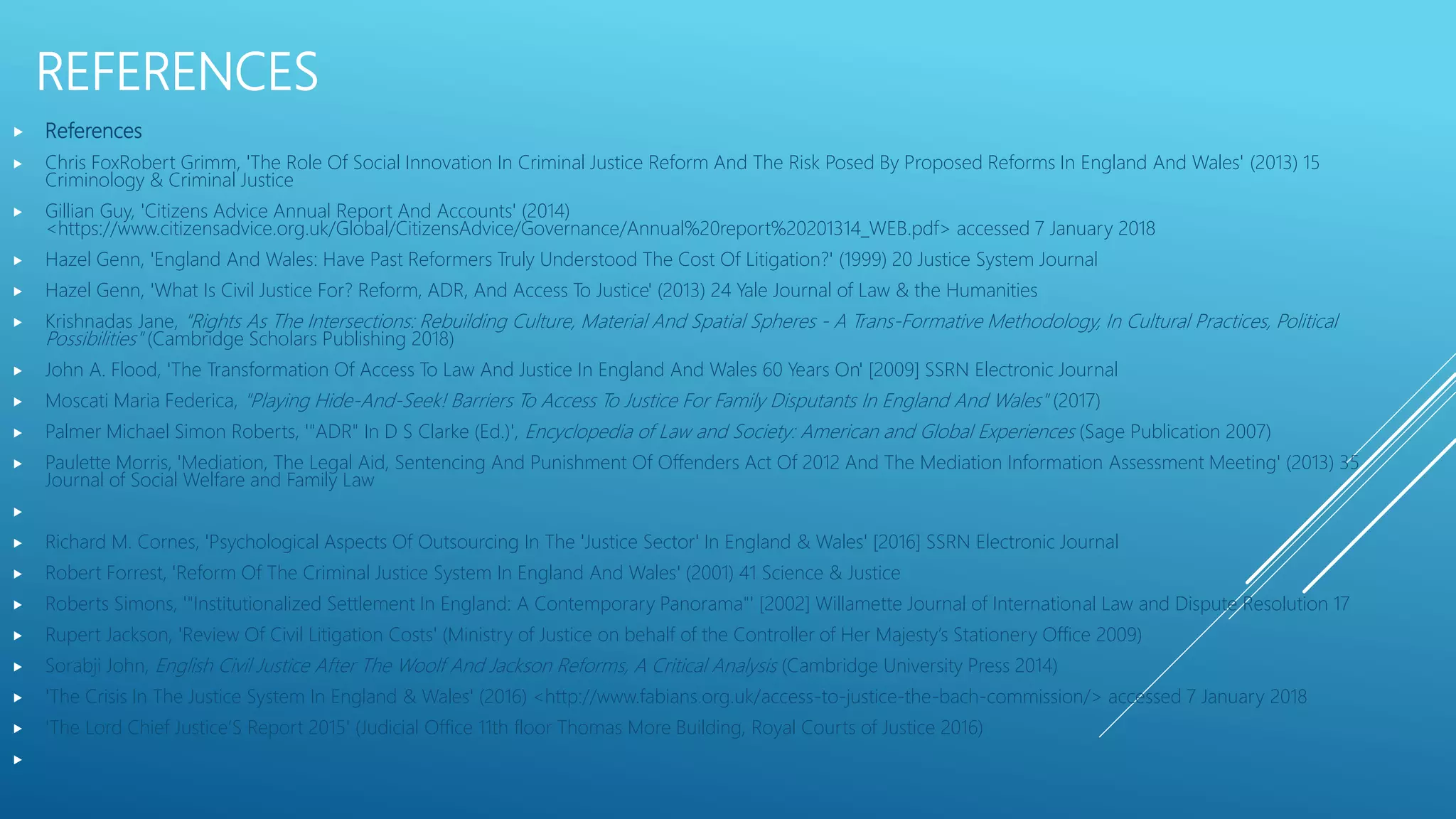 Civil justice system reforms in england and wales | PPTX