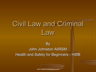 Civil law and criminal law | PPS
