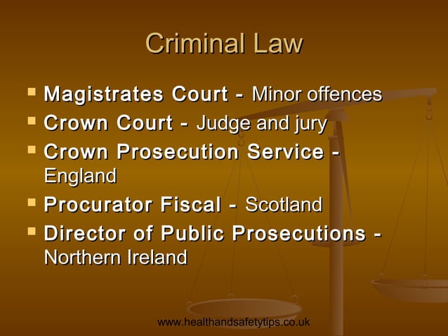 Civil law and criminal law | PPS