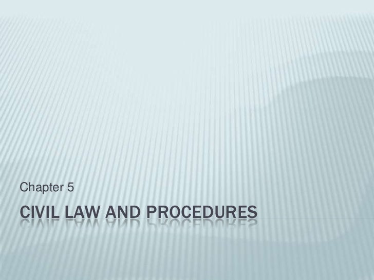 Civil Law Basics 1 1 