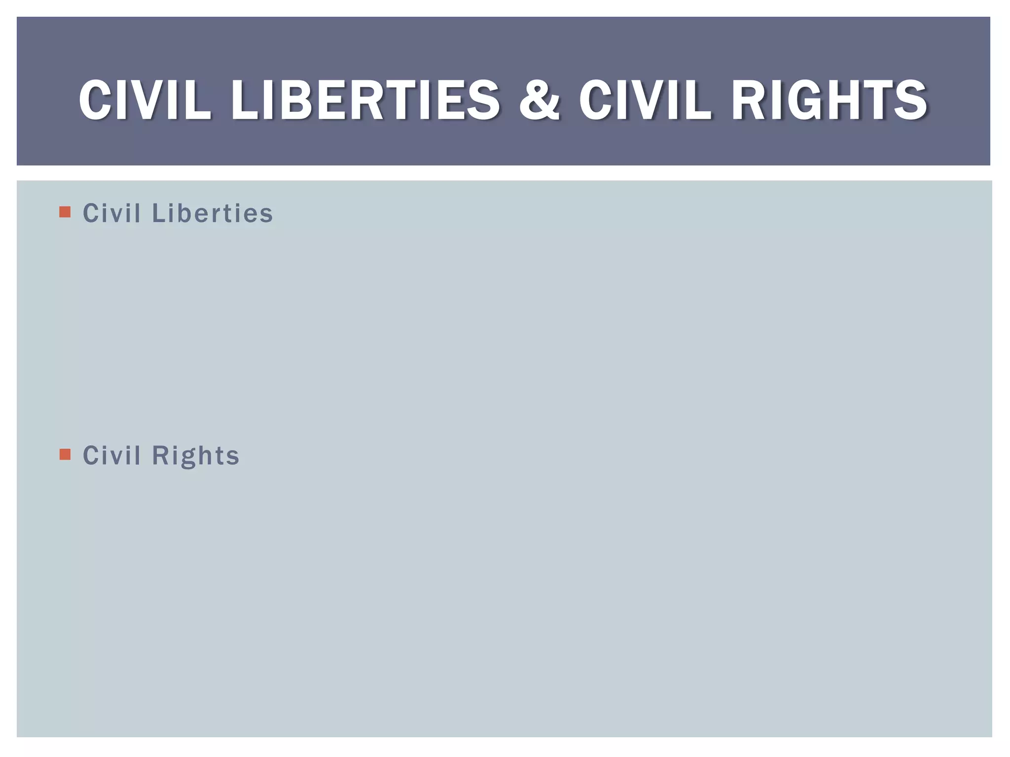 Civil liberties | PPT