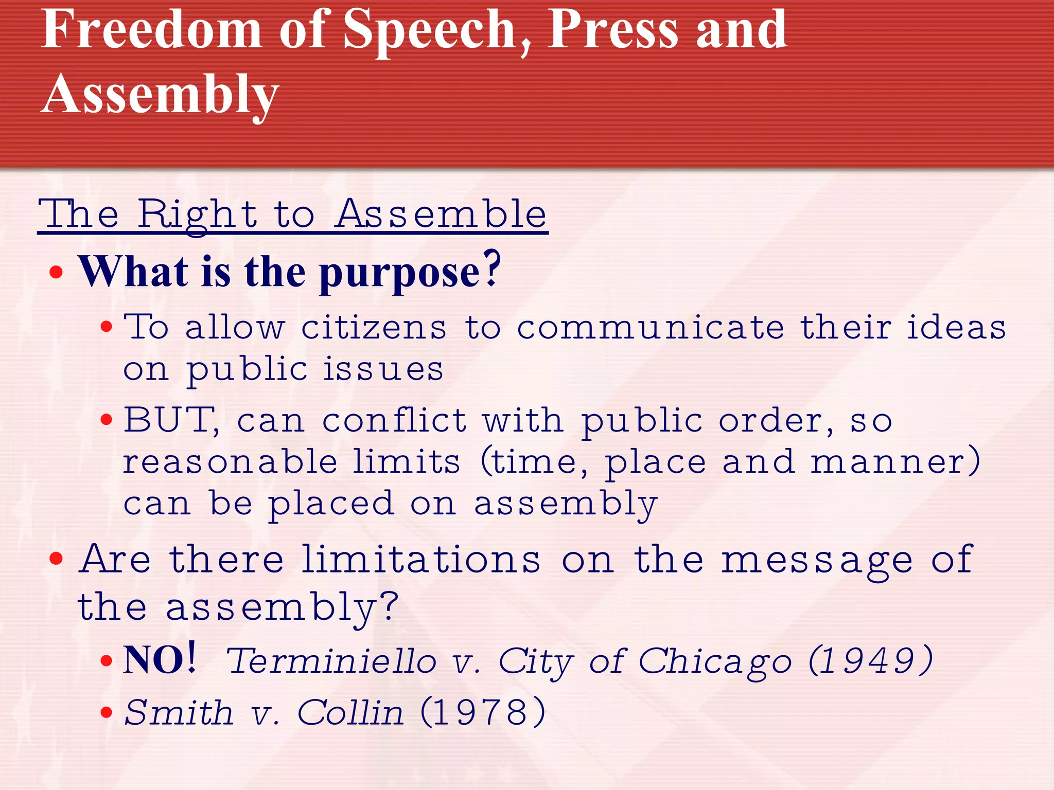 Civil Liberties And Civil Rights | PPT