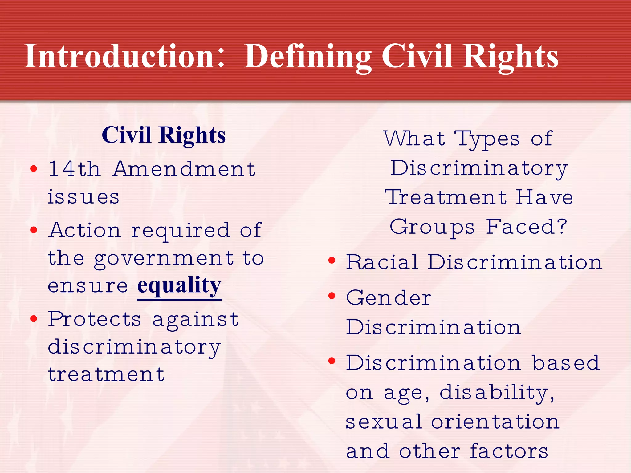 Civil Liberties And Civil Rights | PPT