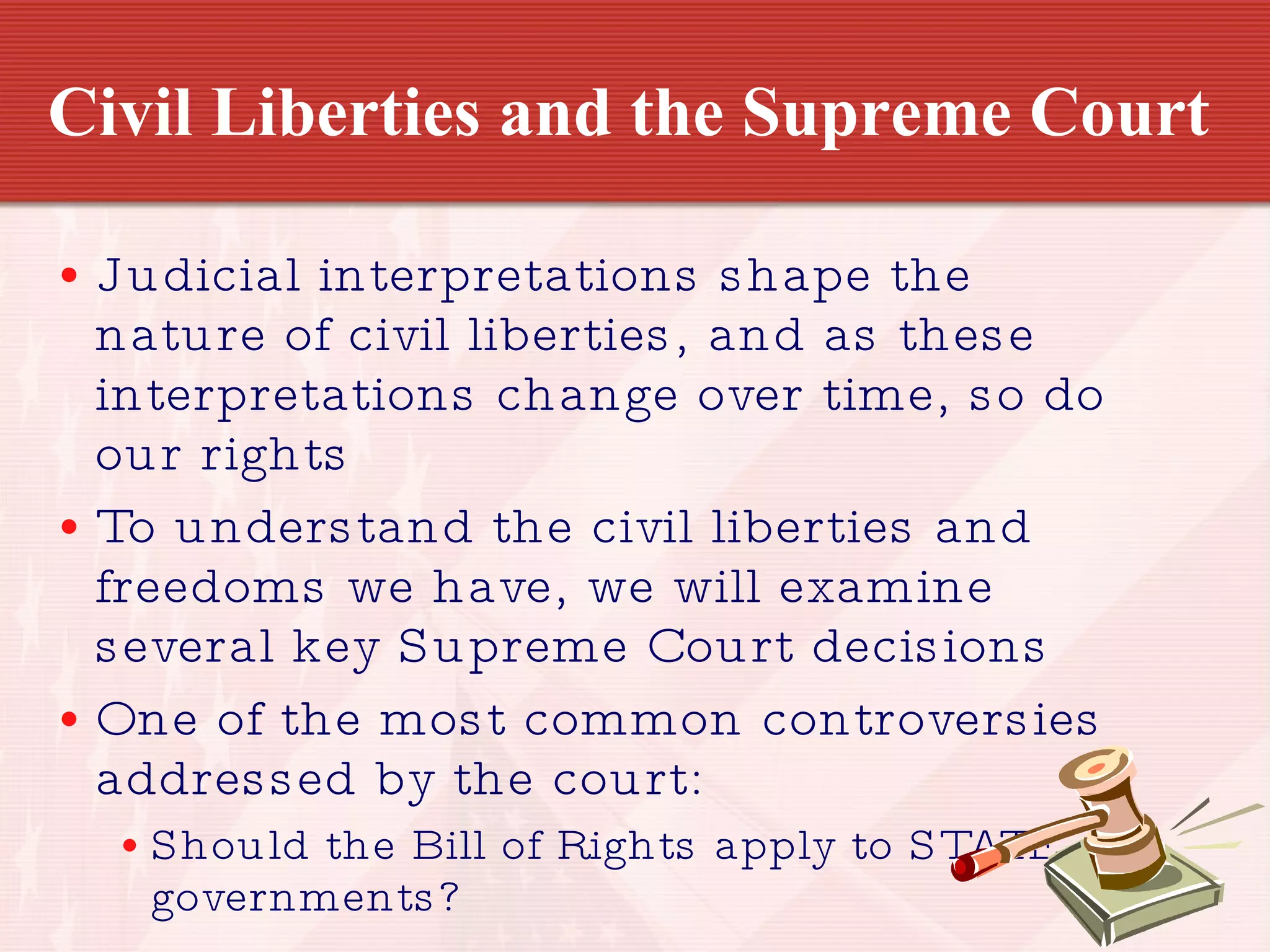 Civil Liberties And Civil Rights | PPT