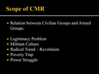 Civil military relation | PPTX