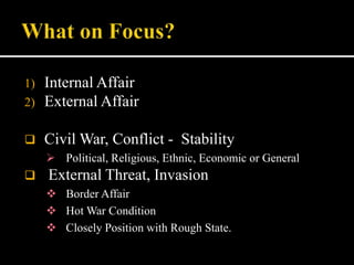 Civil military relation | PPTX