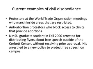 Civilndisobedience | PPT