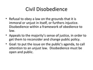 Civilndisobedience | PPT