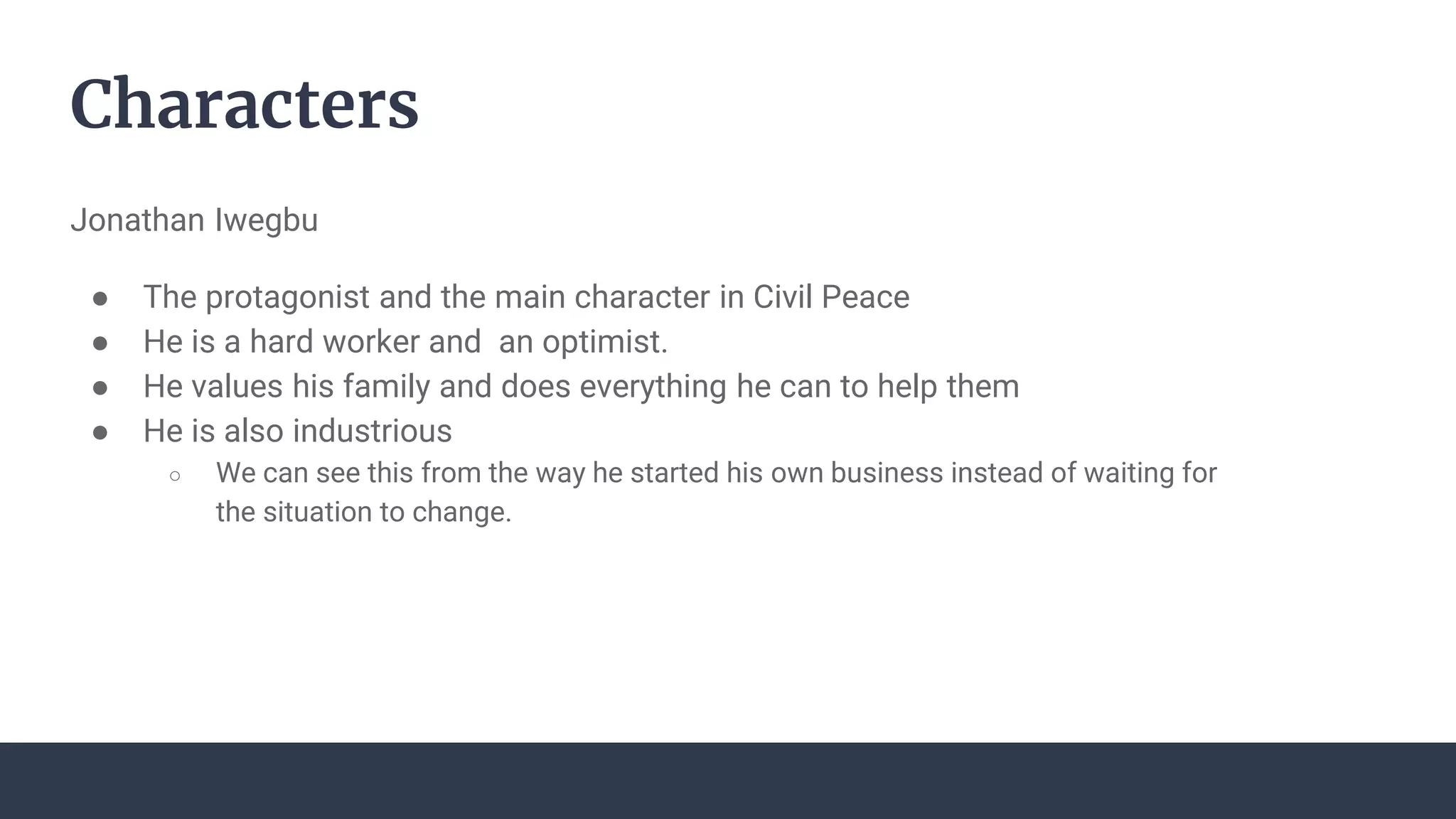 Civil peace by chinua achebe | PPTX