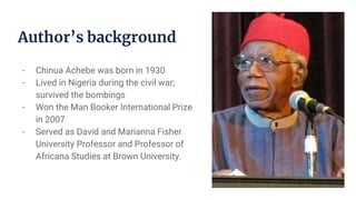 Civil peace by chinua achebe | PPTX