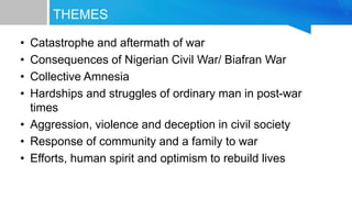 Civil Peace Chinua Achebe | PPTX