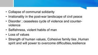 Civil Peace Chinua Achebe | PPTX