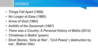 Civil Peace Chinua Achebe | PPTX